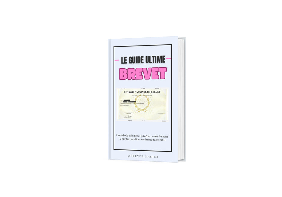 Le Guide Ultime du Brevet (Pack Complet 100 Fiches De Révision + Conse ...